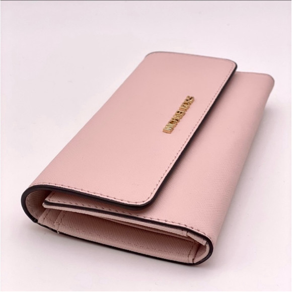 Michael Kors | Bags | Michael Kors Trifold Wallet Pink | Poshmark